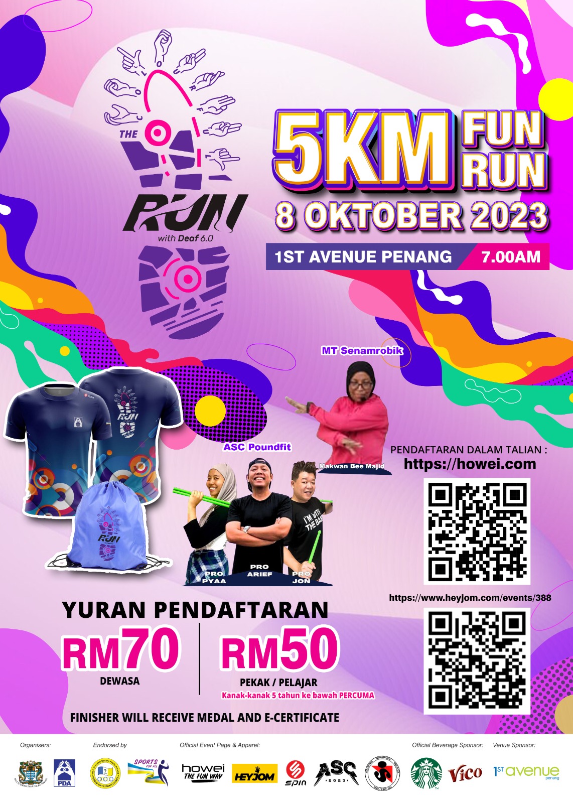 The Colourful 5KM Fun Run 2023 Howei Online Event Registration
